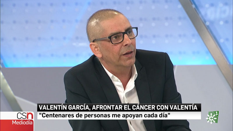 Valentín García: "Hay que disfrutar de la vida, aunque se tenga cáncer"