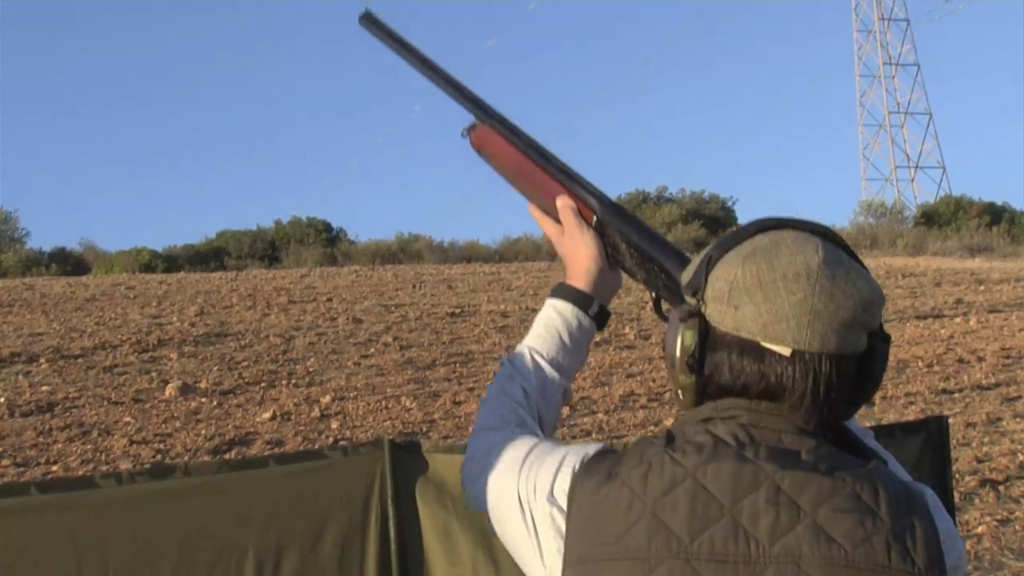 El ojeo de perdices en la campiña