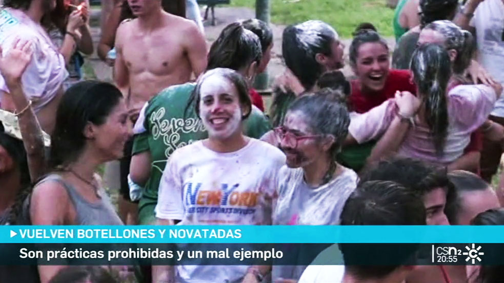 Vuelven las novatadas universitarias en Sevilla