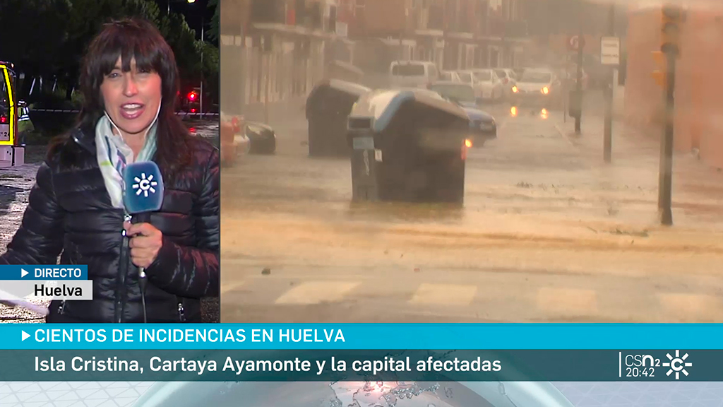 Bernard deja un panorama desolador en Cádiz, Huelva y Sevilla