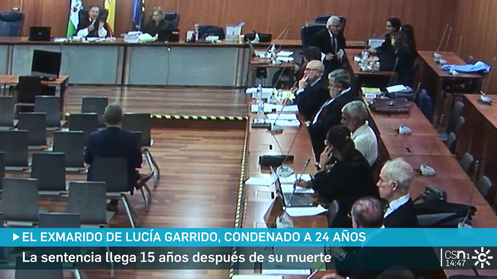 El exmarido de Lucía Garrido, condenado a 24 años de cárcel