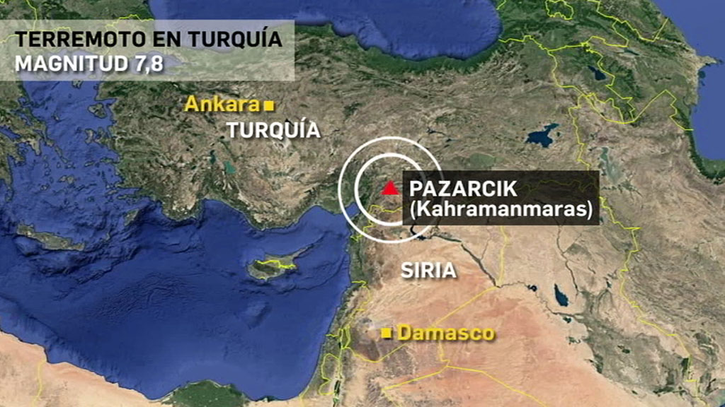 Mapa de los terremotos de Turquía: las claves que explican la devastación
