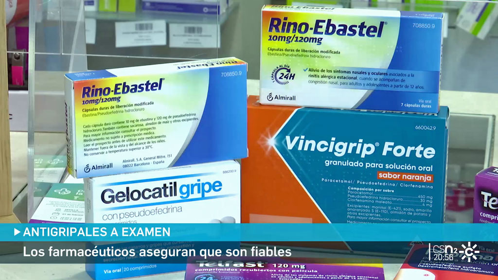 Antigripales bajo vigilancia por posibles efectos adversos