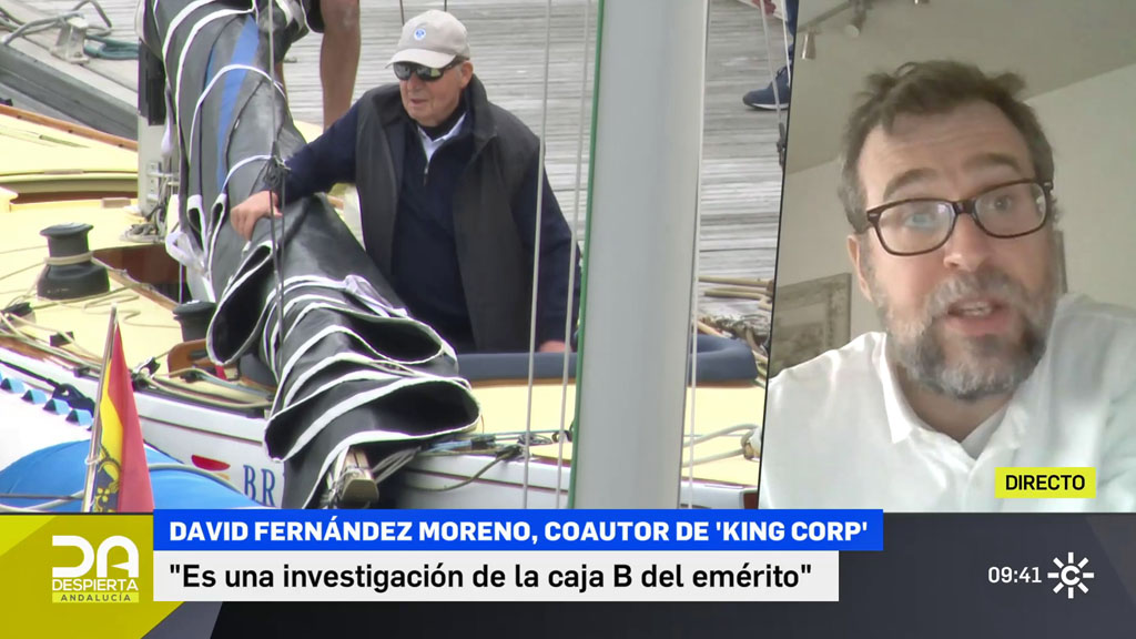 David Fernández, coautor de "King Corp": "El rey, como jefe del Estado, no tiene vida privada"