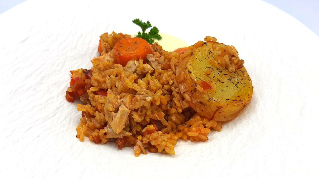 Paella de pollo con alioli de yogurt, una receta provechosa y novedosa ...