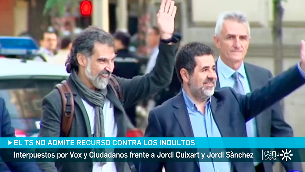 El Supremo rechaza los recursos contra los indultos a los 'Jordis': partidos y diputados no ...