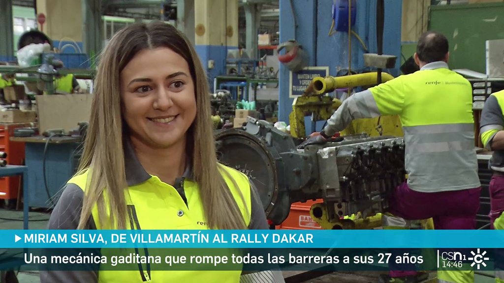 Miriam Silva, de Villamartín al Rally Dakar