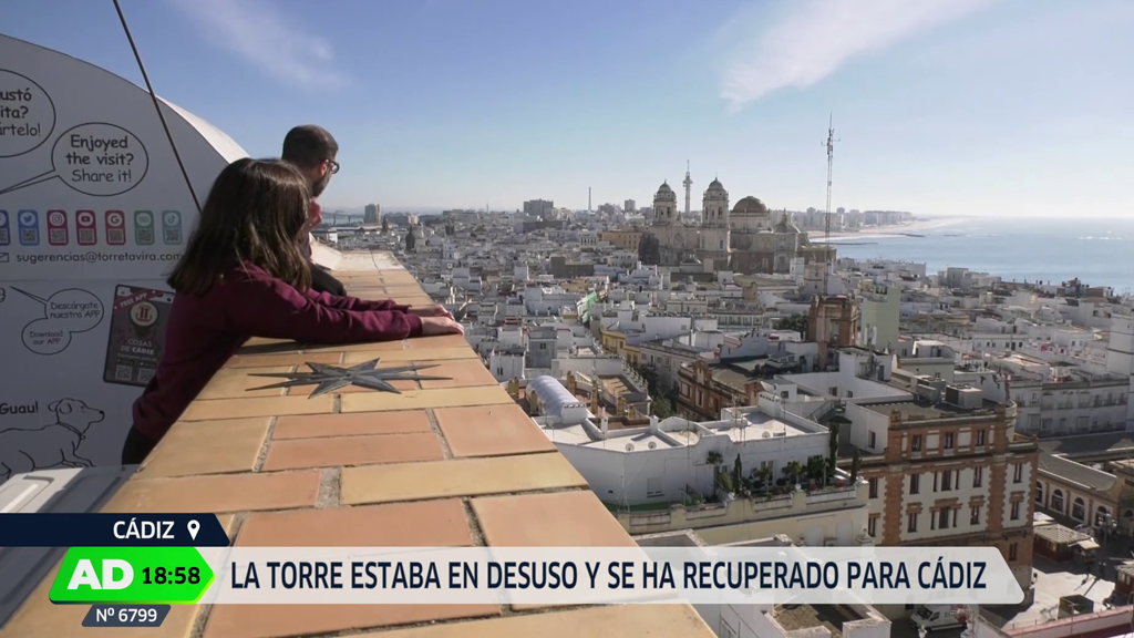 La Torre Tavira de Cádiz cumple 30 años como cámara oscura