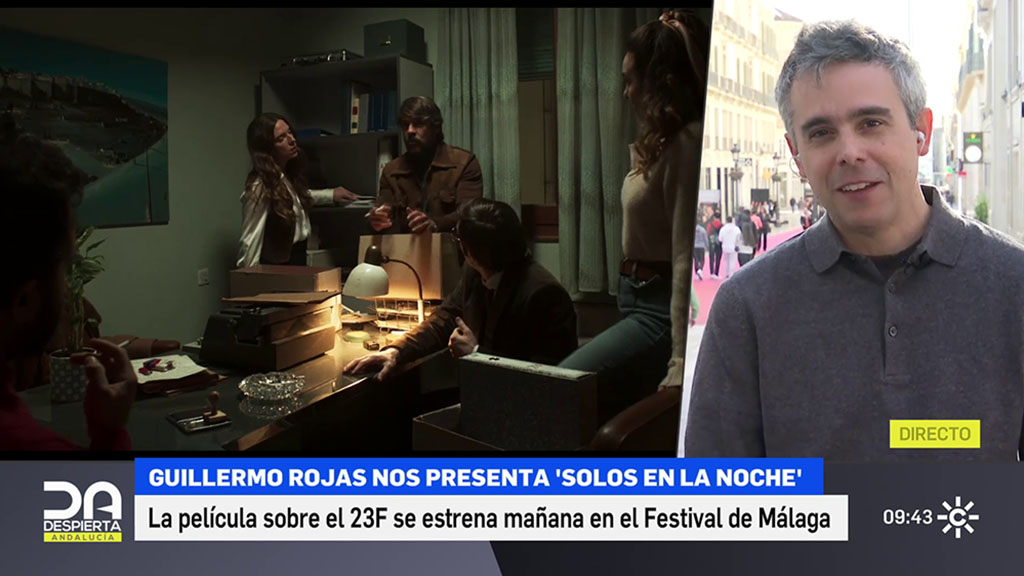 Guillermo Rojas: "No viví el 23F, por eso me acerco a esa fecha tan importante con más libertad"