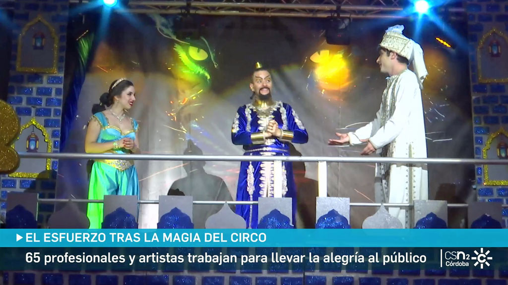 La magia del circo ilumina la feria de Córdoba