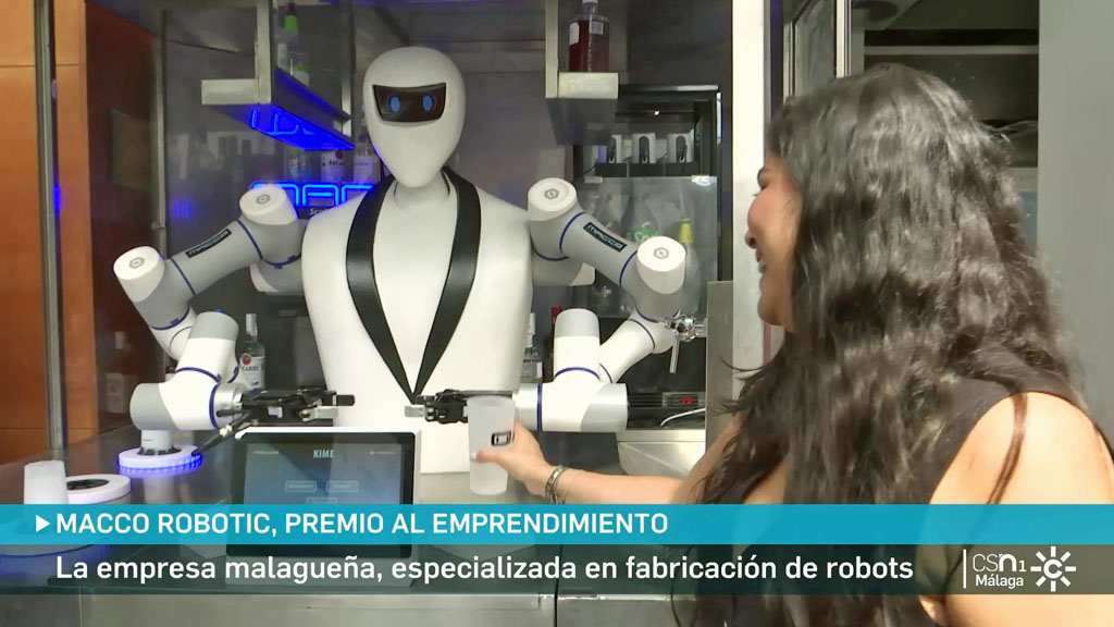 Conocemos a Kimer, el robot camarero fabricado por la empresa malagueña ...