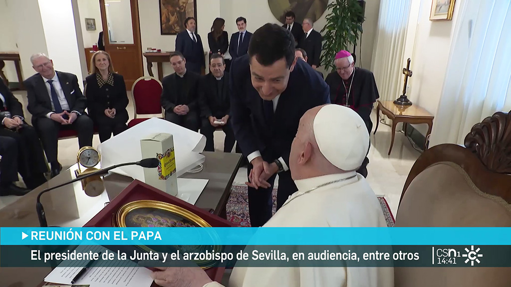 El Papa recibe a Moreno: "Andalucía es la capital de la pasión popular ...