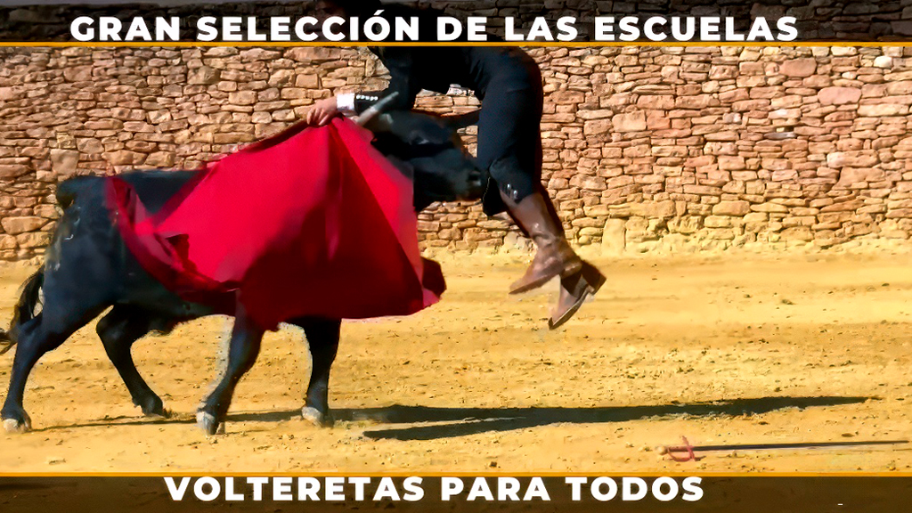 Toros para todos | Volteretas entre los aspirantes a torero de Andalucía